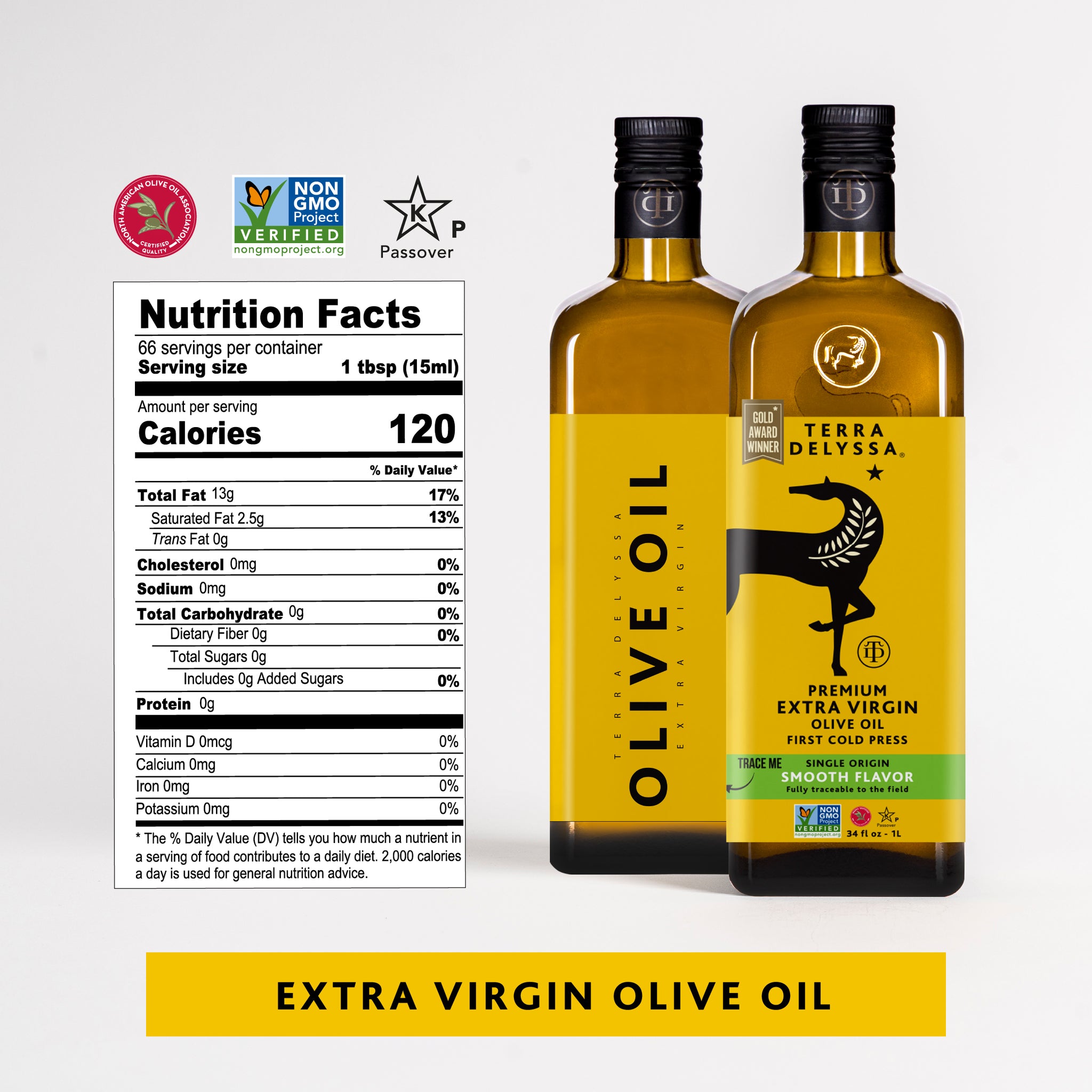 Smooth Extra Virgin Olive Oil | 250 ML | TERRA DELYSSA US