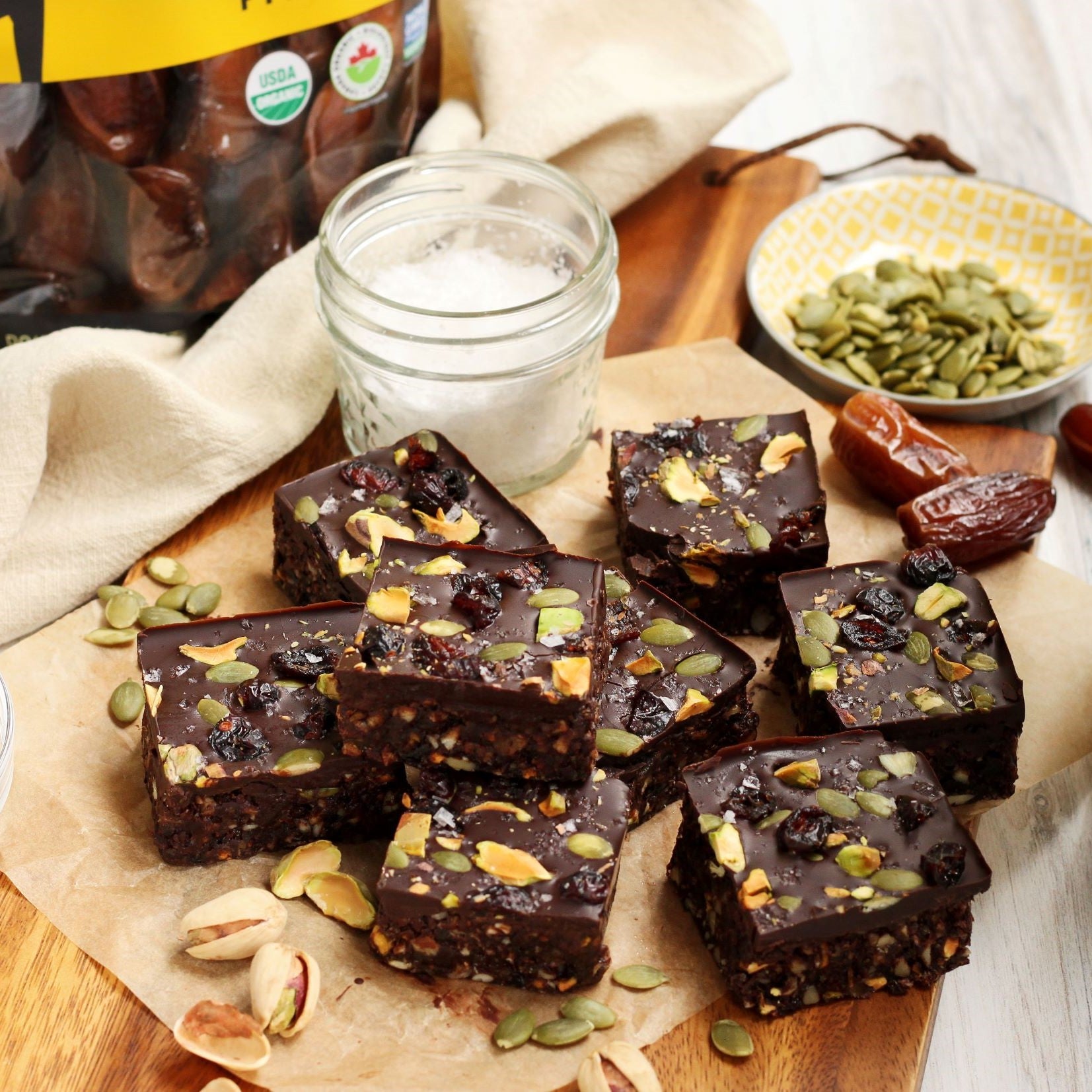 Dark Chocolate Dates Bars | TERRA DELYSSA US